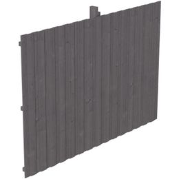 Skan Holz Carport-R&uuml;ckwand aus Deckeschalung 20x120mm grau Holzwerkstoff B/H/T: 341cm x 220cm