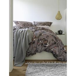 Irisette Bettw&auml;sche &raquo;Meran 8616&laquo; 2 Stk. flauschig weich und w&auml;rmend grau Feinbiber, Obermaterial: 100% Baumwolle B/L: 135cm x 200cm, 1 Stk., 1 Stk., Feinbiber,