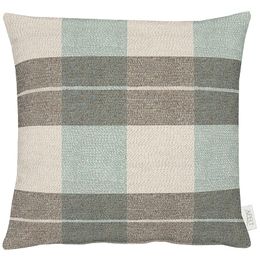 Apelt Dekokissen &raquo;Nebraska&laquo; ohne F&uuml;llung blau Obermaterial: 40% Polyester, 35% Wolle, 25% Polyacryl B/L: 46cm x 46cm, 1 Stk.
