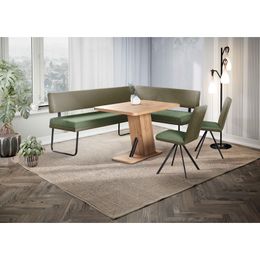 OTTO home Eckbankgruppe &raquo;Gabi Essecke, Sitzgruppe, Eckbankgruppe, K&uuml;chenbankgruppe&laquo; Set, 4tlg, 4 tlg. tlg. Gestell aus matt-schwarzem Flachmetall, 