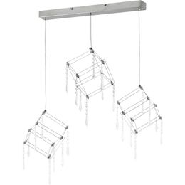 N&auml;ve n&auml;ve LED Pendelleuchte &raquo;Araneus&laquo; LED-Board 1 Stk. Warmwei&szlig; LED Pendelleuchte>>Araneus<<, warmwei&szlig;, chrom/transparent grau H: 16cm, 1 Stk.