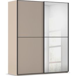 Rauch Schwebet&uuml;renschrank &raquo;Kleiderschrank Schrank Garderobe Schlafzimmerschrank SCALE-DUO&laquo; edle zweigeteilte T&uuml;ren, Spiegel und 3 Zierleisten MADE IN 