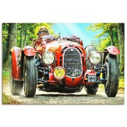 Artland Wandbild &raquo;Alfa Romeo 8C 2300 Monza&laquo; 1 Stk. tlg. als Alubild, Leinwandbild, Poster, Wandaufkleber in verschied. Gr&ouml;&szlig;en rot B/H/T: 120cm x 80cm, 