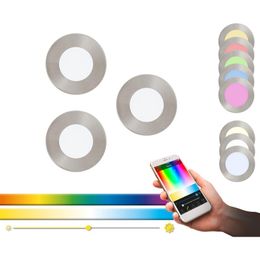 Eglo Einbauleuchte &raquo;FUEVA-C&laquo; LED-Board 1 Stk. Kaltwei&szlig; Neutralwei&szlig; Tageslichtwei&szlig; Warmwei&szlig; Eglo CONNECT, Steuerung &uuml;ber APP + Fernbedienung, BLE, CCT,
