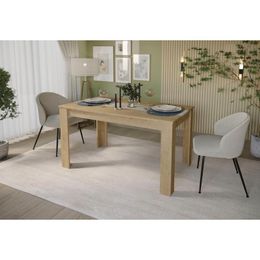OTTO home Esstisch &raquo;Adana, 140cm&laquo; 1 Stk. tlg. 140cm, K&uuml;chentisch, Kaschmir und Eiche wahlweise kombinierbar braun B/H/T: 138cm x 74,5cm x 80cm, Eiche 
