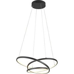 Trio Leuchten LED Pendelleuchte &raquo;DARVIN, LED H&auml;ngelampe 34W 4500 Lumen, dimmbar, Lichtfarbe einstellbar&laquo; LED-Board 1 Stk. warmwei&szlig; - kaltwei&szlig; CCT 2300