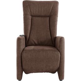 Sit & More sit&more TV-Sessel &raquo;Melissa&laquo; wahlweise elektrisch oder manuell verstellbar, optional Aufstehhilfe braun 100% Polyester Flachgewebe, elektrisch 