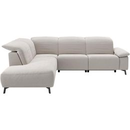 Musterring Ecksofa &raquo;MR 370, intelligenter Komfort im modernen Design&laquo; Optionale Relaxfunktion, flexible Kopfteile & klappbare Armlehnen 95% Polyester, 5% Nylon B