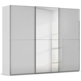 Rauch Schwebet&uuml;renschrank &raquo;Kleiderschrank Schrank Garderobe Schlafzimmerschrank SCALE-DUO&laquo; edle zweigeteilte T&uuml;ren Spiegel/Glas-Mix 3 Zierleisten MADE