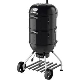 R&ouml;sle R&Ouml;SLE Smoker &raquo;Kugelgrill No.1/F50-S, 25009&laquo; mit zwei Smoker-Ringen oder als Mini-Kugelgrill, 2x &Oslash; 50 cm schwarz B/H/T: 66cm