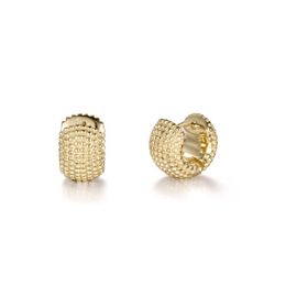 Firetti Damen Paar Creolen &raquo;Schmuck Geschenk Edelstahl Ohrschmuck Ohrringe K&uuml;gelchen&laquo; gold Edelstahl