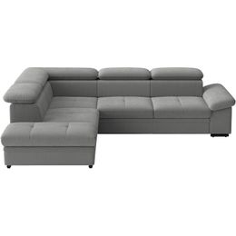 Sit & More sit&more Ecksofa &raquo;Viola, L-Form, B. 249 cm&laquo; optional Schlaffunktion 100% Polyester B/H/T: 249cm x 73cm x 226cm, Chenille, Ottomane links, ohne 