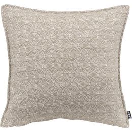 HOCK Dekokissen &raquo;Ivo&laquo; leicht gemustert gr&uuml;n Polyester B/L: 40cm x 40cm, 1 Stk.