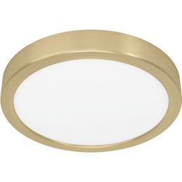Eglo Deckenleuchte &raquo;FUEVA 5 Deckenlampe, geringe Aufbauh&ouml;he, 17 Watt, Rund&laquo; LED-Modul 1 Stk. Warmwei&szlig; Aufbauleuchte, Badezimmer, Bad-Deckenlampe, 