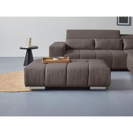 COTTA Hockerbank &raquo;Orion&laquo; grau 100% Polyester B/H/T: 134cm x 42cm x 70cm, Struktur soft