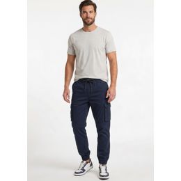 MAN'S WORLD MAN'S WORLD Herren Cargohose "mit elastischem Bund", schwarz, Gr. 62, unifarben, Web, Obermaterial: 100% Baumwolle, Hosen, bequem, praktisch, l&auml;ssig