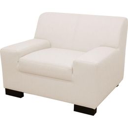 OTTO home Sessel &raquo;Faxe 101 x 85 cm, stabile Konstruktion&laquo; aus pflegeleichtem, weichem Bezugsstoff wei&szlig; 100% Polyester Luxus-Microfaser weich, B/H/T: 