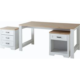 Innostyle Schreibtisch &raquo;Jasmin&laquo; 1 Stk. tlg. wei&szlig; B/H/T: 160cm x 76cm x 80cm