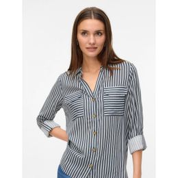 V&eacute;ro Moda Vero Moda Damen Hemdbluse &raquo;VMBUMPY L/S SHIRT NEW WVN GA NOOS&laquo; Viskose, regular fit wei&szlig; XS