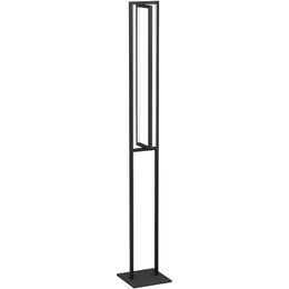 Eglo Stehlampe &raquo;SIBERIA&laquo; LED-Modul 1 Stk. warmwei&szlig; - kaltwei&szlig; Stehleuchte in schwarz aus Stahl - 34W - warmwei&szlig; - kaltwei&szlig; schwarz H: 133cm, 1 Stk.