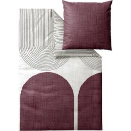 s.Oliver Bettw&auml;sche &raquo;Satinbettw&auml;sche s.Oliver&laquo; 2 mit modernem Design-Statement Mako-Satin, Obermaterial: 100% Baumwolle B/L: 135cm x 200cm, 1 Stk., 1 