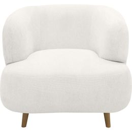 Home Affaire Sessel &raquo;Tistam&laquo; Formsch&ouml;ner Polstersessel, perfektes Einzelst&uuml;ck, organische Form wei&szlig; 95% Polyester, 5% Nylon Struktur weich, B/H/T: 