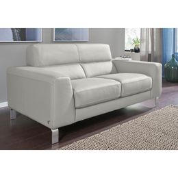Calia italia 2-Sitzer &raquo;Simon, erstklassiger Sitzkomfort und tolles Design&laquo; in zwei Lederqualit&auml;ten braun Leder BULL;Leder SORRENTO B/H/T: 172cm x 81cm