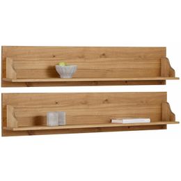 OTTO home Wandregal &raquo;Melissa&laquo; Breite 120 cm beige Massivholz Einheitsgr&ouml;&szlig;e