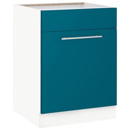Wiho-K&uuml;chen wiho K&uuml;chen Sp&uuml;lenschrank &raquo;Flexi2&laquo; Breite 60 cm blau B/H/T: 60cm x 82cm x 57cm