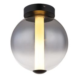 Globo LIGHTING Deckenleuchte &raquo;LACY&laquo; LED-Modul 1 Stk. Warmwei&szlig; Deckenleuchte Schwarz, Glaskugel, Acryl opal, LED 19W schwarz 1, &Oslash; 25cm H: 28,5cm, 1 Stk