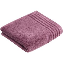 Vossen Handtuch &raquo;Vienna Style Supersoft&laquo; Supersoft Baumwolle lila Webfrottier, Baumwolle B/L: 60cmx110cm, 2 Stk., Webfrottier