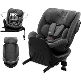 Kinderkraft Autokindersitz &raquo;XRIDER 2 i-Size&laquo; Klasse 0 / 1 / II / III (bis 36 kg) 360&deg; &ndash; drehbarer Kindersitz grau Einheitsgr&ouml;&szlig;e Autokindersitz