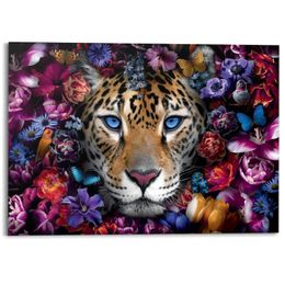 Reinders Deco-Panel &raquo;Flower Cat&laquo; bunt MDF B/H/T: 140cm x 100cm x 2cm
