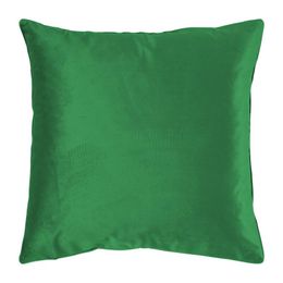 Pad Dekokissen &raquo;Elegance&laquo; Design als Basic, aus Samt, elegante Optik gr&uuml;n Polyester B/L: 50cm x 50cm, 1 Stk.