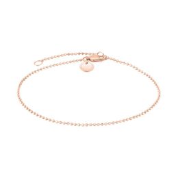 Liebeskind Berlin Damen Armband &raquo;Schmuck Geschenk Gold 375 Armkette Gold Collection Kugelkette&laquo; rosa 18,5cm, Gelbgold 375