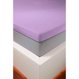 bellana Spannbettlaken &raquo;bellana deluxe f&uuml;r Topper, mit Elasthan, Premium Jersey 230 g/m&sup2;&laquo; mit 5% Elasthan, f&uuml;r Topper mit 4-10cm H&ouml;he, b&uuml;gelfrei, 