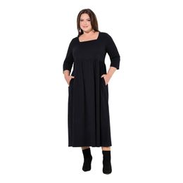 Ulla Popken Kleid in schwarz | Gr.: 46-48