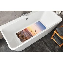 Kleine Wolke Wanneneinlage &raquo;Juist&laquo; bunt PVC Schaum B/L: 36cm x 92cm
