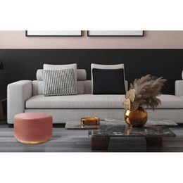 Kayoom Beistelltisch &raquo;Art Deco 250, Abstelltisch aus Metall,funktional und stabil&laquo; 1 Stk. tlg. Dekorativ, glanzvolle Lackierung, stilvolles Design rosa 100% 