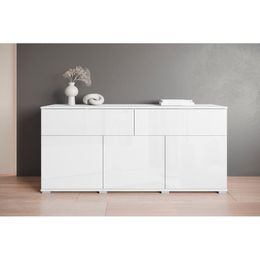 OTTO home Sideboard &raquo;Kenia, Kommode mit 3 T&uuml;ren und 2 Schubladen, 150 cm breit&laquo; 1 Stk. tlg. Griffloses Design mit Push-to-Open und verstellbaren 