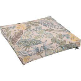 HOCK Sitzkissen &raquo;Eliza-Bouquet Outdoor Sitzkissen&laquo; Outdoor geeignet beige Polyacryl B/L: 50cm x 50cm, 1 Stk.