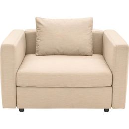 DOMO collection Sessel &raquo;Solskin, individuell erweiterbar, f&uuml;r Garten, Terrasse, Balkon&laquo; Formsch&ouml;n mit losem Sitz- und R&uuml;cken-Kissen, speziell f&uuml;r 