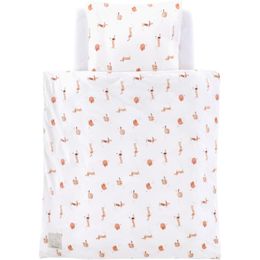 Tr&auml;umeland Babybettw&auml;sche &raquo;Jersey Cats & Dogs&laquo; 2 Stk. mit niedlichem Allover-Print bunt Jersey, Obermaterial: 100% Baumwolle B/L: 80cm x 80cm, 1 Stk., 1 Stk., 