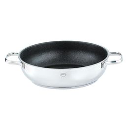 R&ouml;sle R&Ouml;SLE Servierpfanne &raquo;PUREELEMENTS &Oslash; 28 cm PTFE ProResist&laquo; Edelstahl 18/10 1 tlg. tlg. silber &Oslash; 28cm + H&ouml;he 8cm