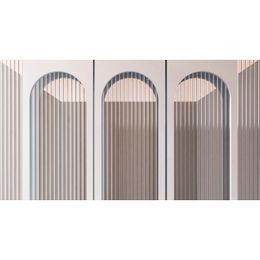 Livingwalls living walls Fototapete &raquo;Walls by Patel Escape Room&laquo; glatt Vlies, Wand braun Vlies B/L: 5m x 2,7m