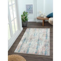 MyFlair Teppich &raquo;My Look&laquo; rechteckig 8 mm H&ouml;he Kurzflor, Ethno-Design, besonders weich durch Microfaser bunt Polyester B : 80cm 1 Stk., 8mm, L: 150cm