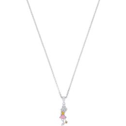 Prinzessin Lillifee Damen Kette mit Anh&auml;nger &raquo;Lillifee-Motiv&laquo; bunt Silber 925 (Sterlingsilber), L: 38