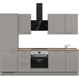 Nobilia K&uuml;chenzeile &raquo;"Laser II", NEU: individuell anpassbar mit gratis Profi-Beratung&laquo; vormontiert, 270 cm breit, optional mit verschiedenen E‐Ger&auml;te-