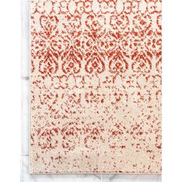 MyFlair Teppich &raquo;Good Times, LAGERR&Auml;UMUNG&laquo; rechteckig 13 mm H&ouml;he Kurzflor, gewebt, Ornamente, Vintage-Optik rot Polypropylen (PP) B : 66cm 1 Stk., 13mm, L: 