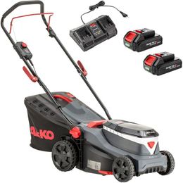 Al-Ko Akkurasenm&auml;her &raquo;34.6 Li COMFORT SET&laquo; grau Flexibles Akku-System - kompatibel f&uuml;r viele Ger&auml;te aus Serie 18V / 36V 1 Battery - 2 Voltages